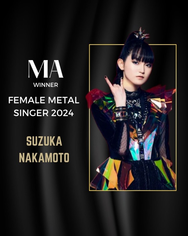 Su-METALがMetal Awardsの2024年のベスト女性メタルシンガーに選ばれる 【海外の反応】│BABYMETALIZE